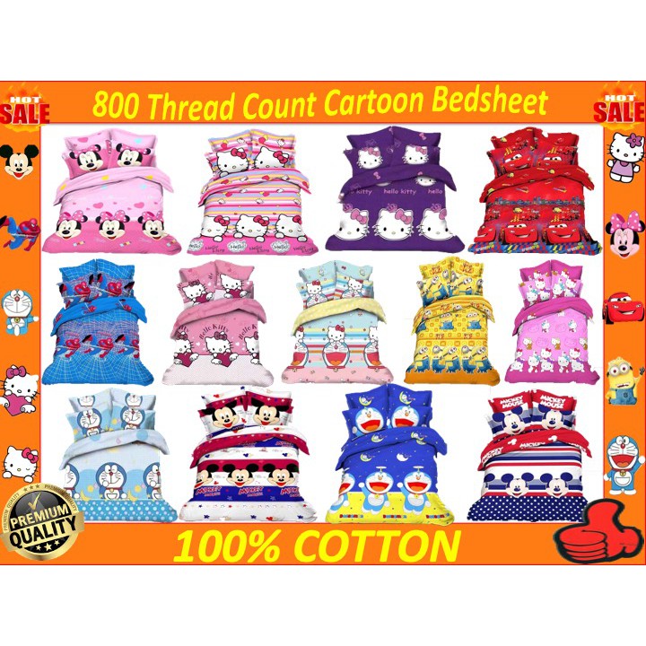 [ ]😱2 Barang 1 Harge😱 Cadar 2 IN 1 Cartoon Single Size Tilam 🎁BUY NOW ...