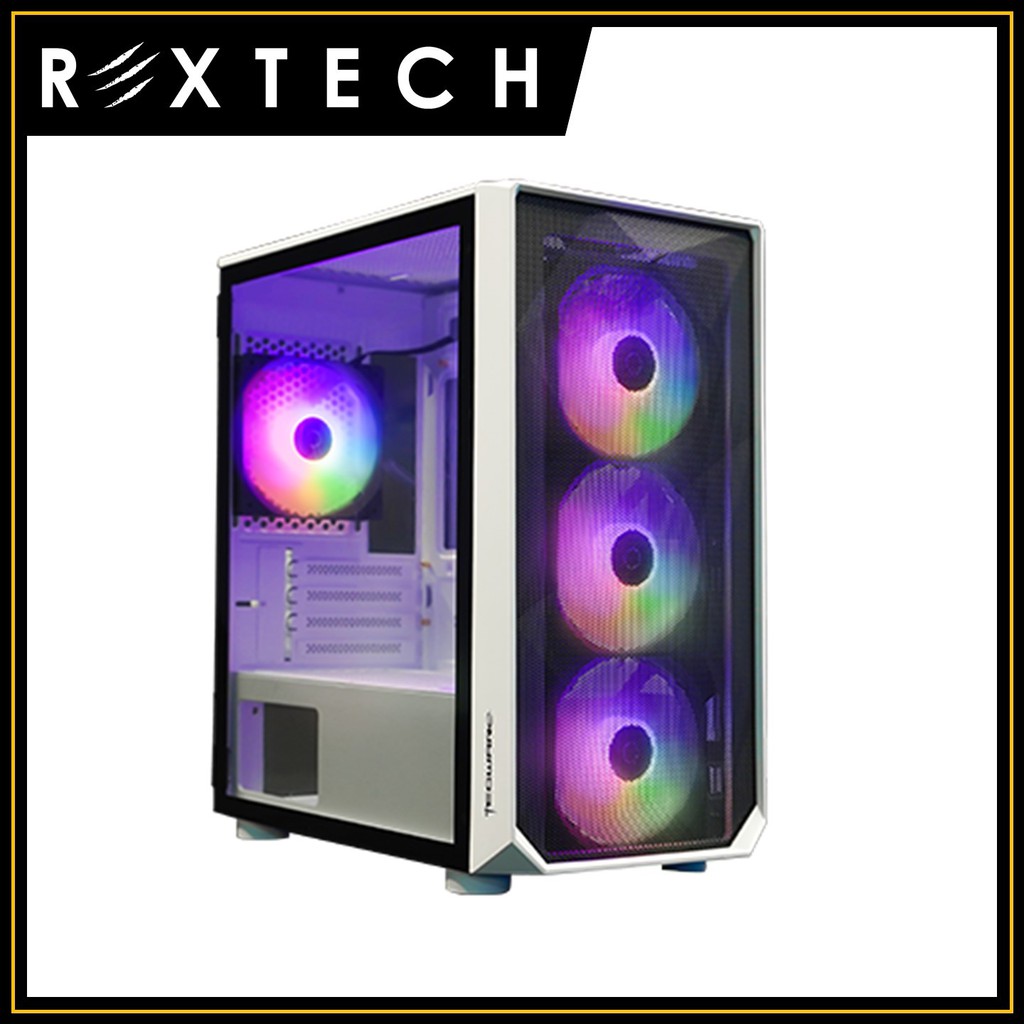 TECWARE Forge M ARGB MATX Case [Black/ White/ Snow White] | Shopee Malaysia