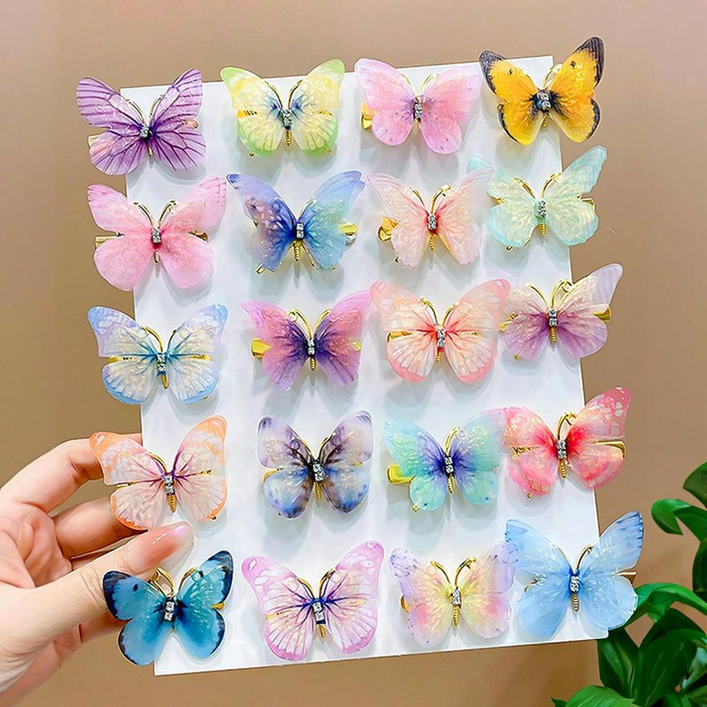 Children Colorful Gradient Simulation Butterfly Random Color Cute Sweet ...