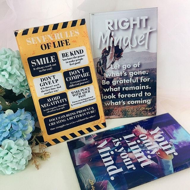 Lifesign 17x10cm Positive Life Quotes Frames Series | Shopee Malaysia