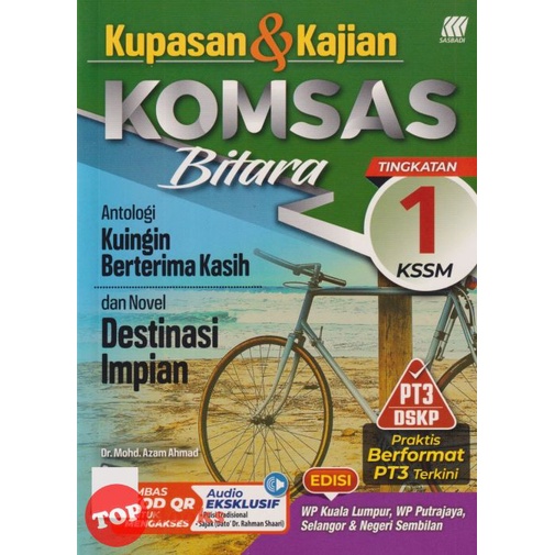 [TOPBOOKS Sasbadi] Kupasan & Kajian Komsas Bitara Novel Destinasi ...