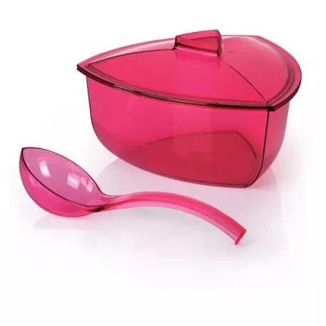 Tupperware Roza Triangular Server With Ladle 2.2L ( 1 Unit ) | Shopee ...