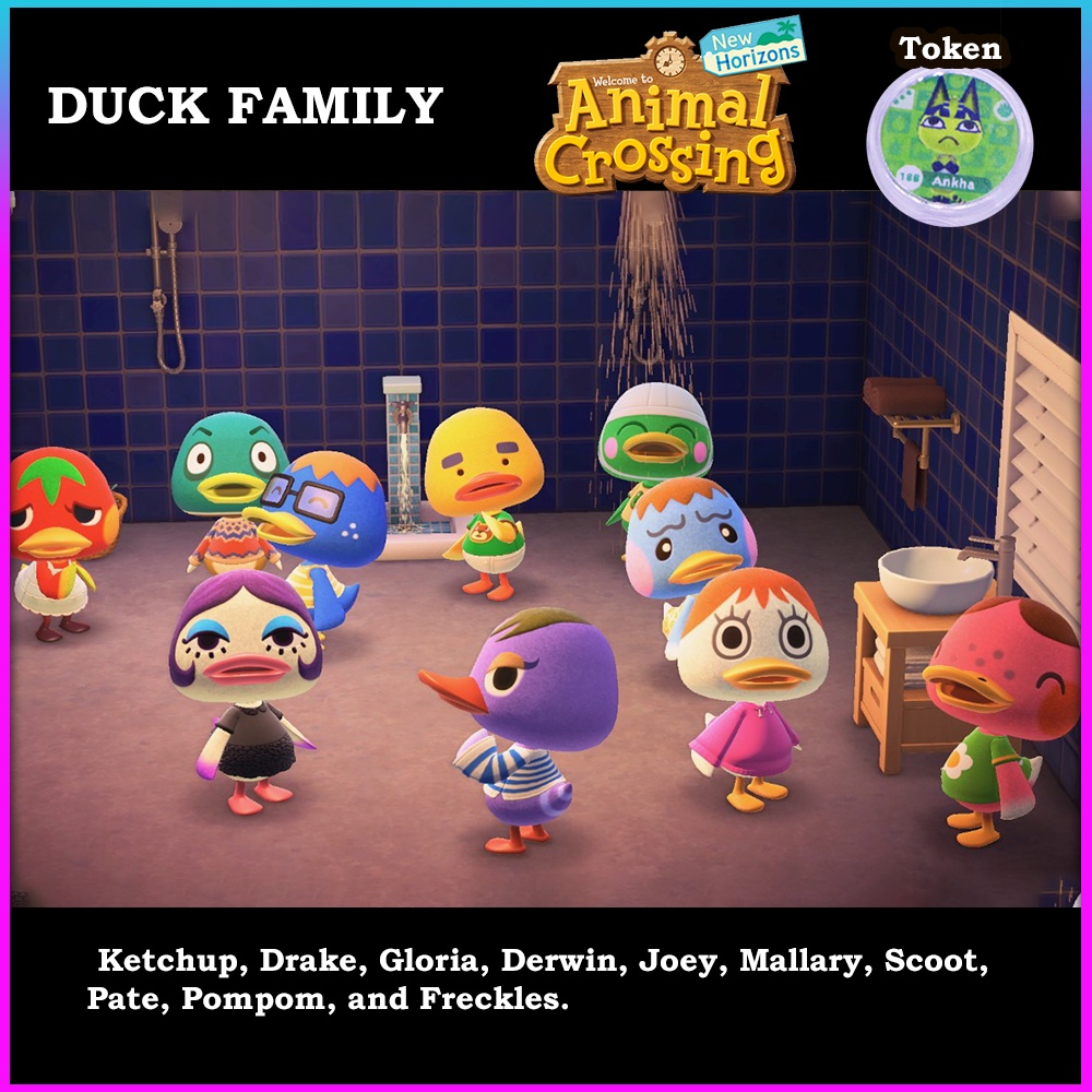 🔥 Ready Stock 🔥 🐻🦊🦉 Animal Crossing Duck Ketchup, Drake, Gloria, Derwin ...