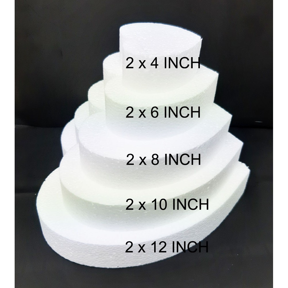 (Hot)2 inch Gabus Bentuk Hati / Love Shape Polystyrene Poly Foam Bentuk ...