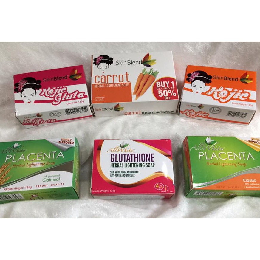 SkinBlend Kojic / Papaya / Gluta Kojic / Carrot / Placenta Soaps ...