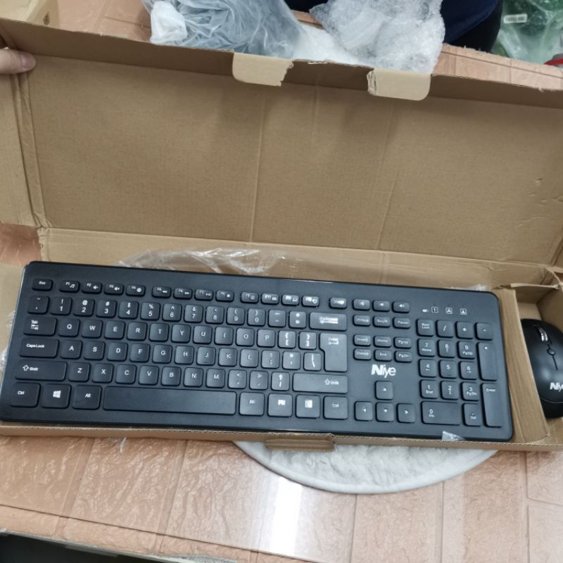 Niye Keyboard and Mouse R230 (box dented) | Shopee Malaysia