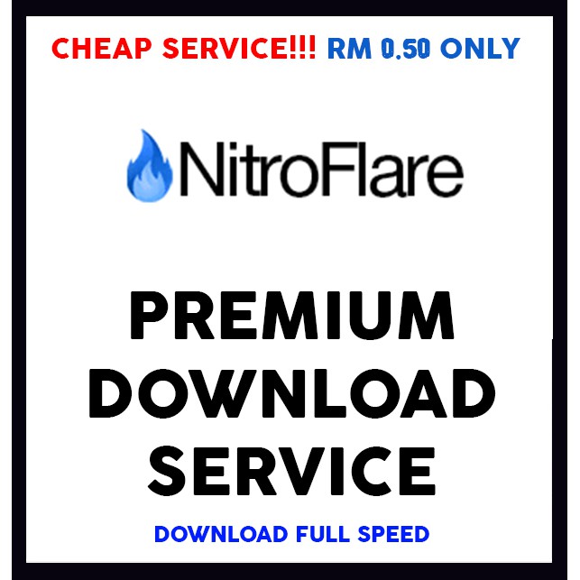 Nitroflare download service | Premium File download | Shopee Malaysia