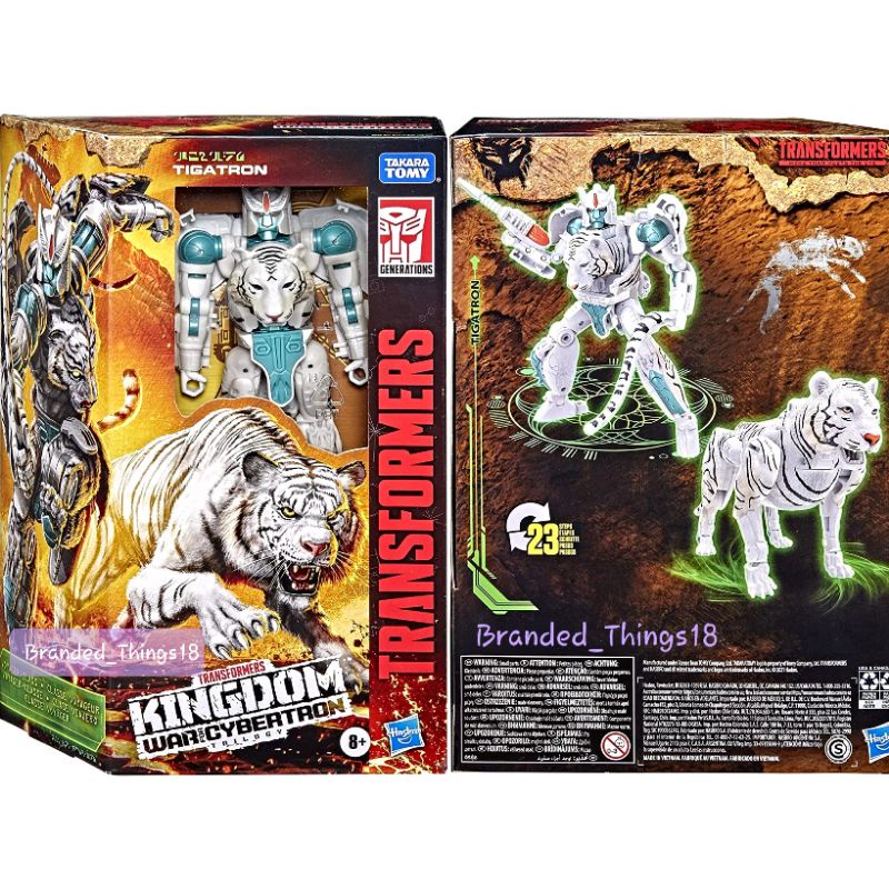Transformers Tigatron White Robot Tiger Transformer Autobot Robot ...