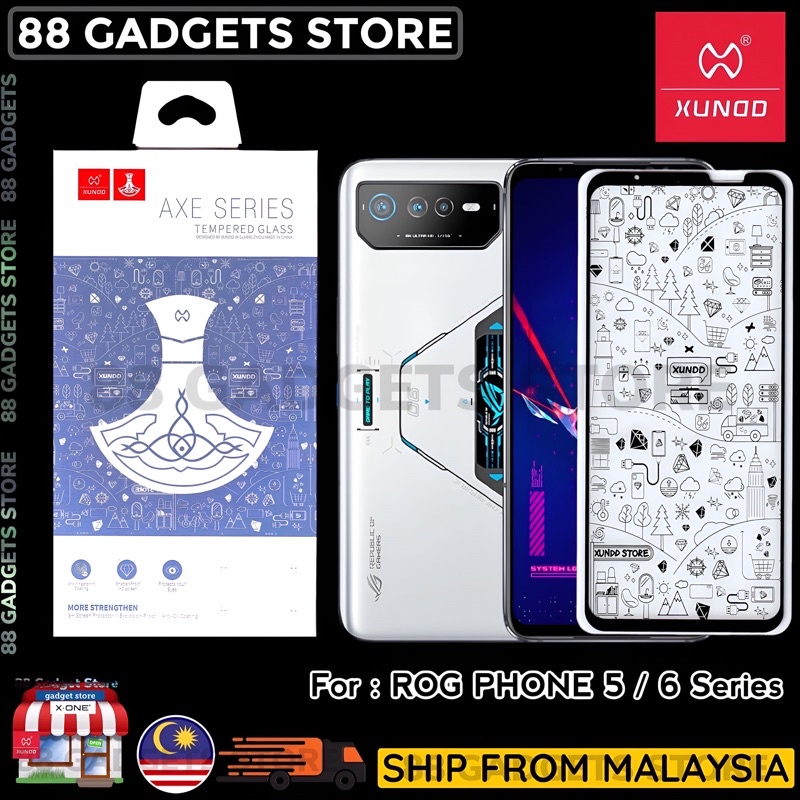 XUNDD Glass for Asus ROG Phone 9 Pro / 8 Pro / 7 / 6D / 5S / 3 / 2 Ultimate 9H Clear Matte ...