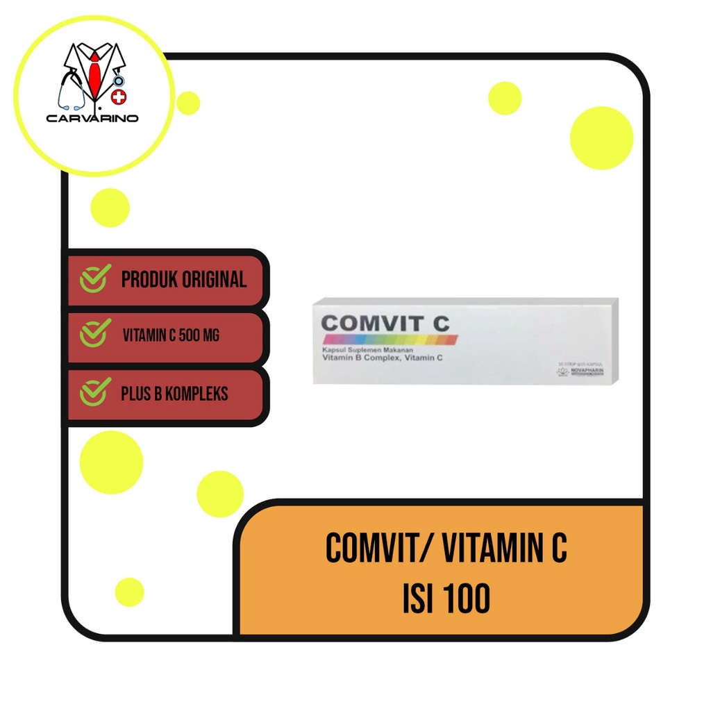Comvit c vitamin c 500mg per box Contains 100 Tablets | Shopee Malaysia