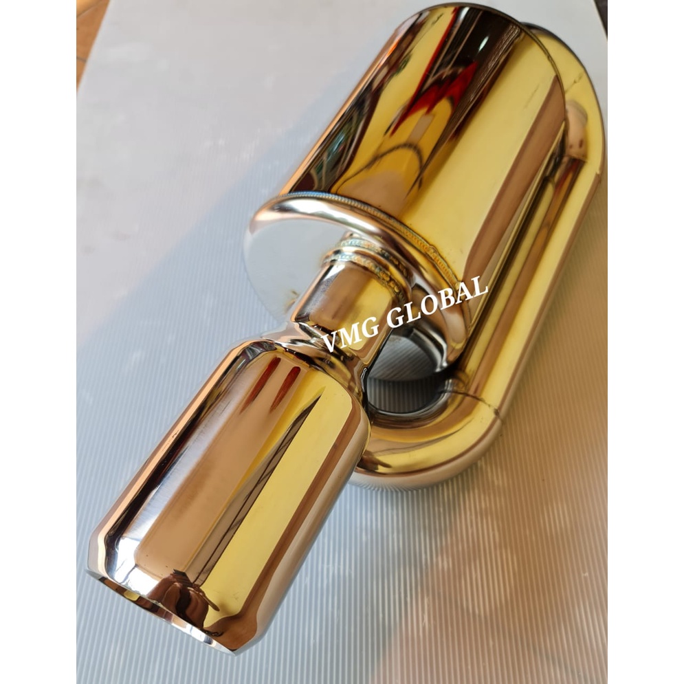 Exhaust MUGEN Twin Loop SFlow Stainless Steel Ekzos Good Quality ...