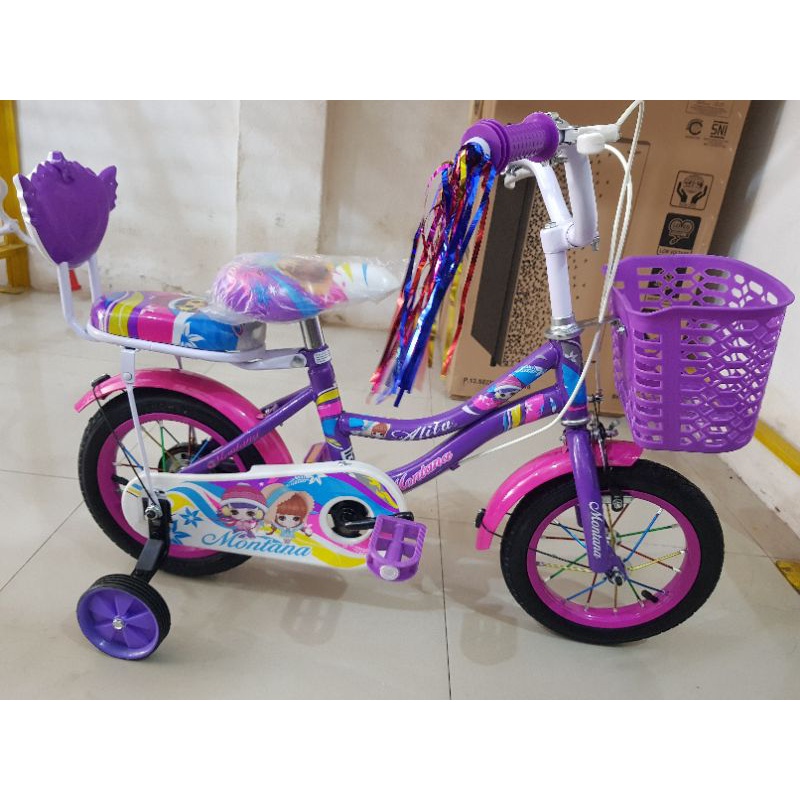 UNGU Montana 12 inch Mini Bike Kids Bike (Purple Color) | Shopee Malaysia
