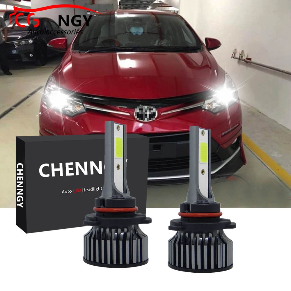 6000K White LED Headlight Bulb set of 2 for Toyota Vios NCP150 (2014 ...