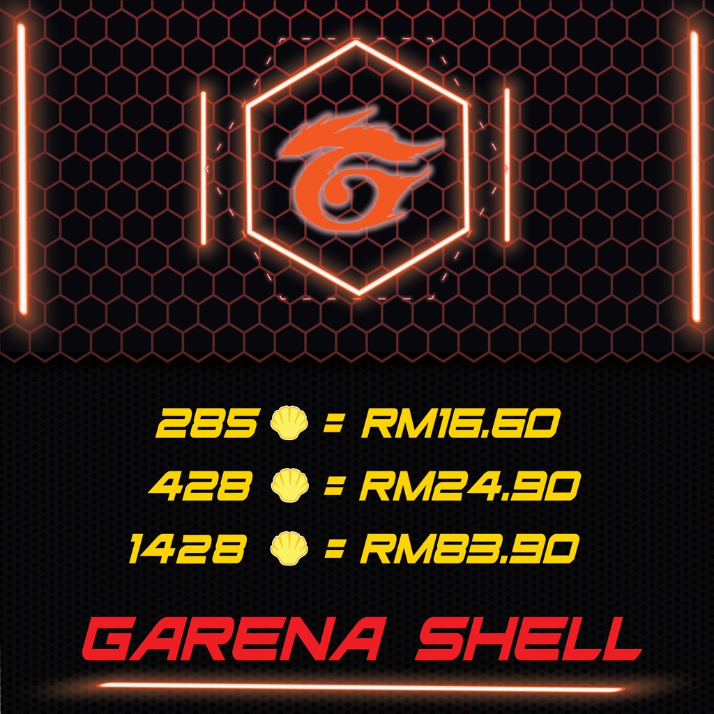 Garena Prepaid Card | Garena Shell Top Up | TOPUP Garena Shell | Shopee ...