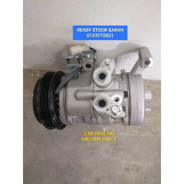 PERODUA MYVI LAGI BEST D54T 1.3 (2011-2017) 4PK AIRCOND COMPRESSOR NEW ...
