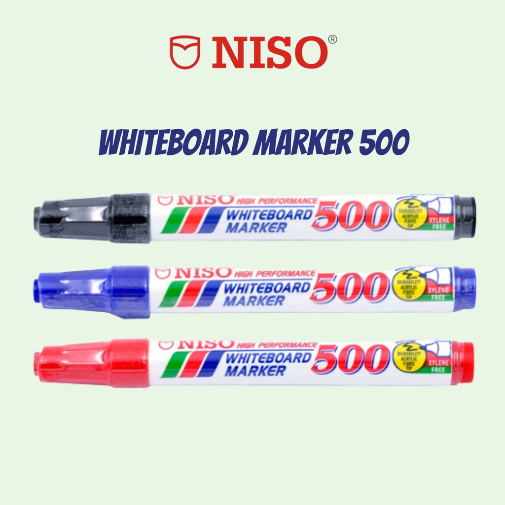 Niso Whiteboard Marker 500 Bullet Tip (1PC) | Shopee Malaysia