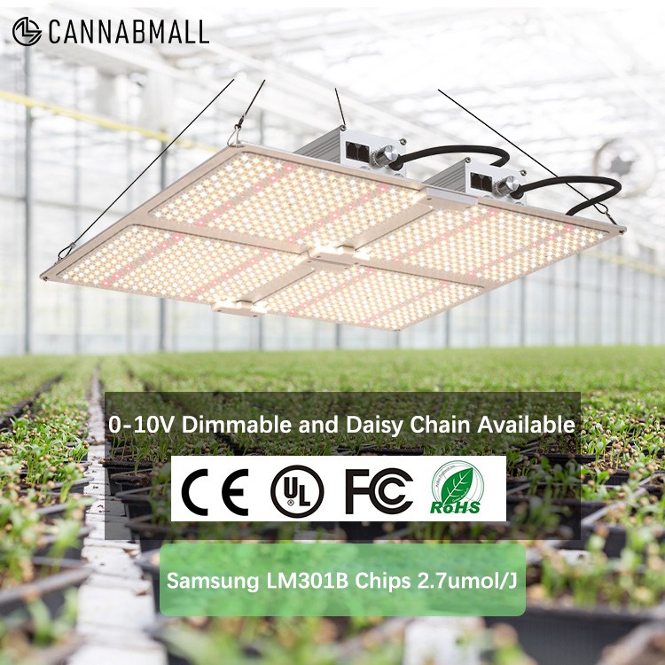 Cannabmall LED Grow Light With Samsung LM301B LEDs Daisy Chain Dimmable UL/CE/ROHS LED Driver ...