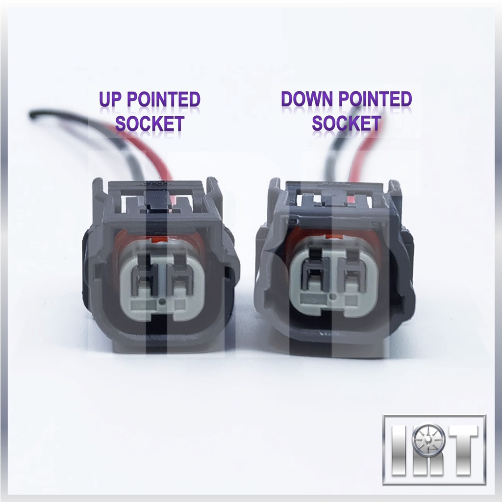 2 Pin Fuel Injector Socket Yamaha Honda V2 RS150 Y15 Jupiter MX King Lagenda Motorcycle Motor ...