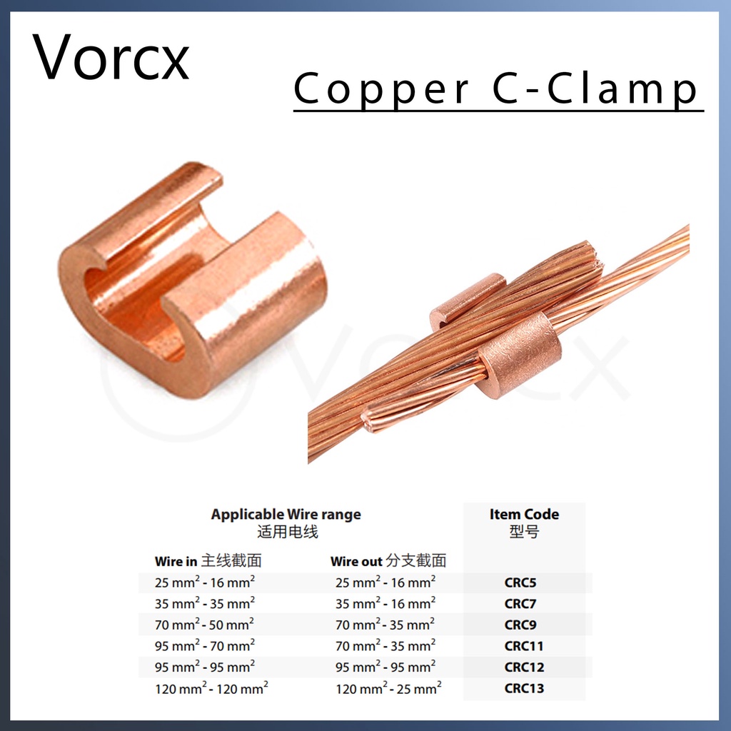 Reyluc Copper C Clamp | Shopee Malaysia