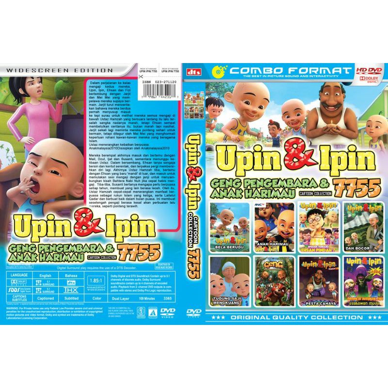 Upin And Ipin Cartoon Collection Of Film Cassettes, The Ghost Gang Of ...