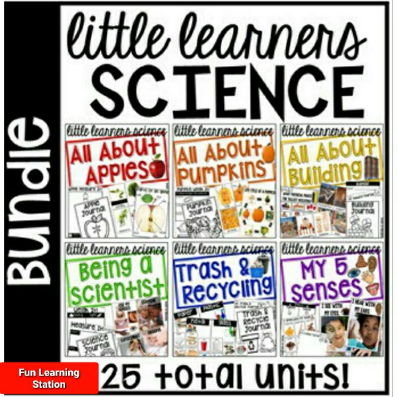 025-Little Learners Science BUNDLE (for preschool, pre-k, and kinder ...