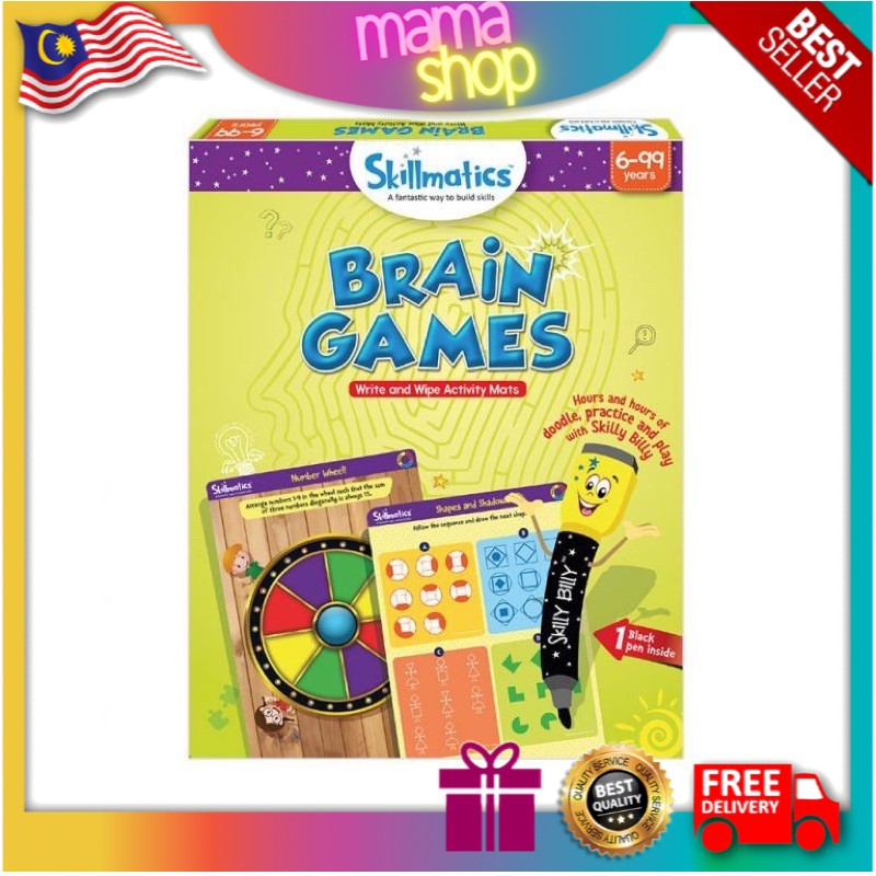 [EARLY LEARNING] SKILLMATICS 🪐 Brain Games (Writes & Wipes Activity ...