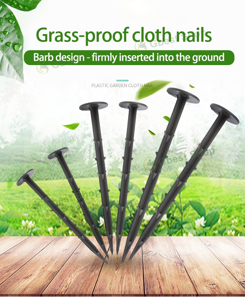 Weed Mat Nail Lawn Nail Weed Resistant Cloth Floor Grass Cover Weedmat ...