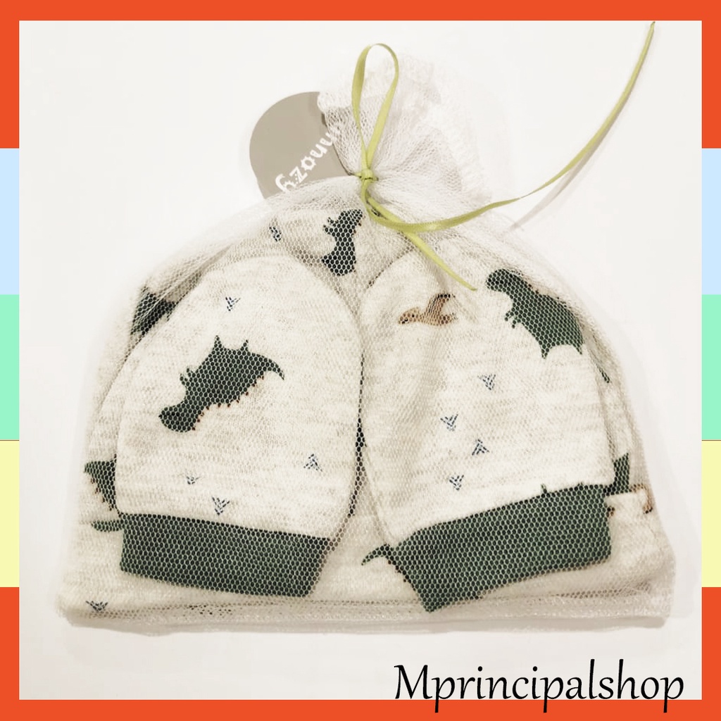 SUNNOZY (New Arrival) Random Good Quality 3 in 1 Newborn's Baby Hat ...