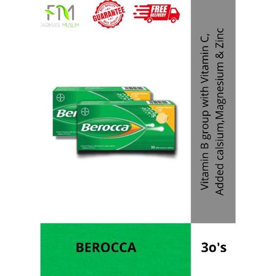BEROCCA [Original] Effervescent Tables manggo (30s) | Shopee Malaysia