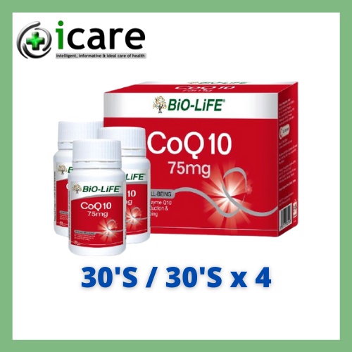 BIO-LIFE COQ10 75MG 30'S / 30'S X 4 ( EXP DATE : 04/2026) | Shopee Malaysia