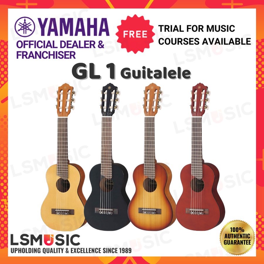 Yamaha GL1 Guitalele Nylon String Guitar With Guitar Bag (GL 1 / GL-1 ...