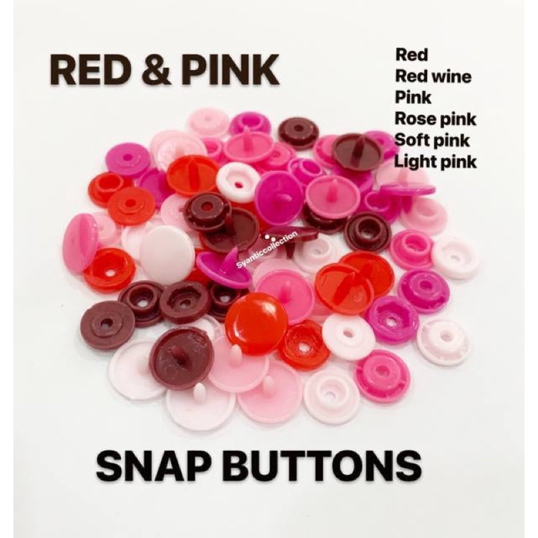 T5 Plastic Button Resin Snap Press Stud Fastener for Cloth Baby Bib and ...