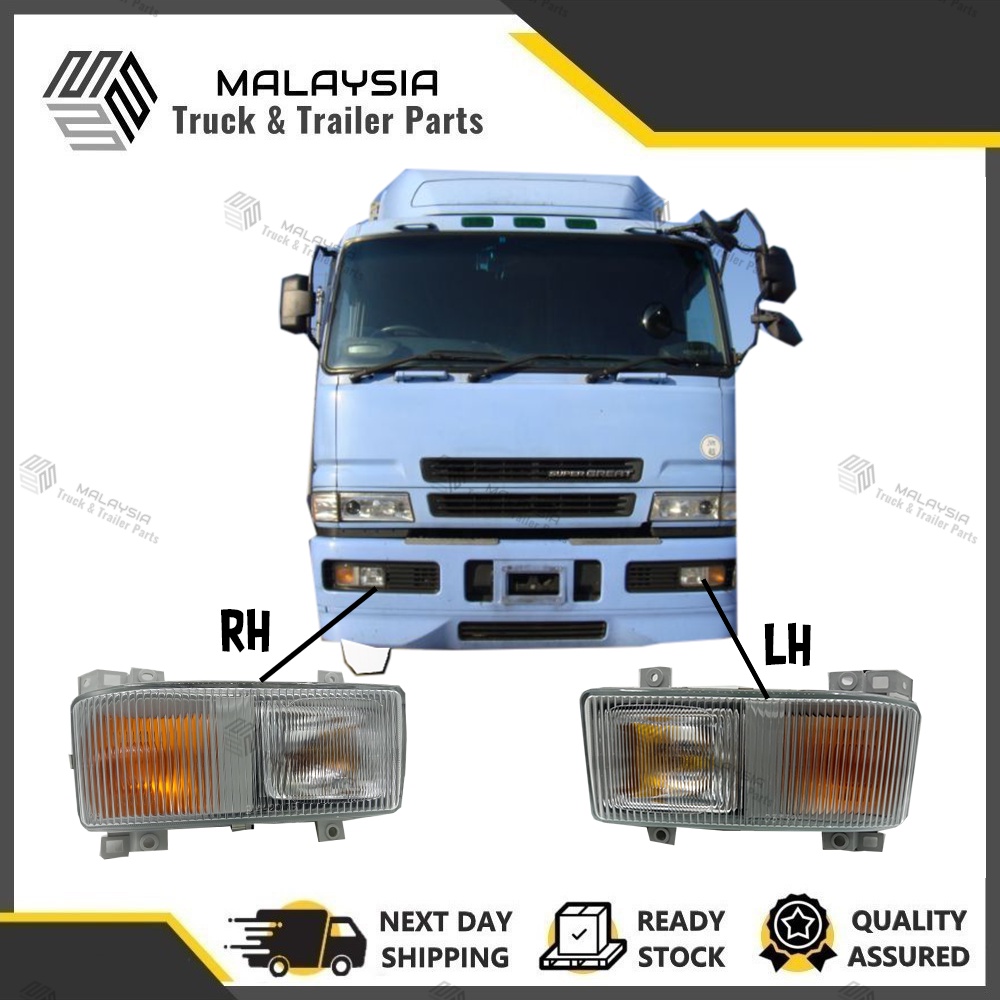 MITSUBISHI FUSO SUPER GREAT FP510 FP517 FV360 BUMPER FOG LAMP | Shopee ...