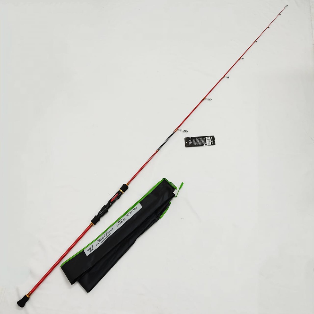 ROD,WOLFVERI STORM FORCE SOLID CARBON ROD SPINNING (1PIECES-RED ...