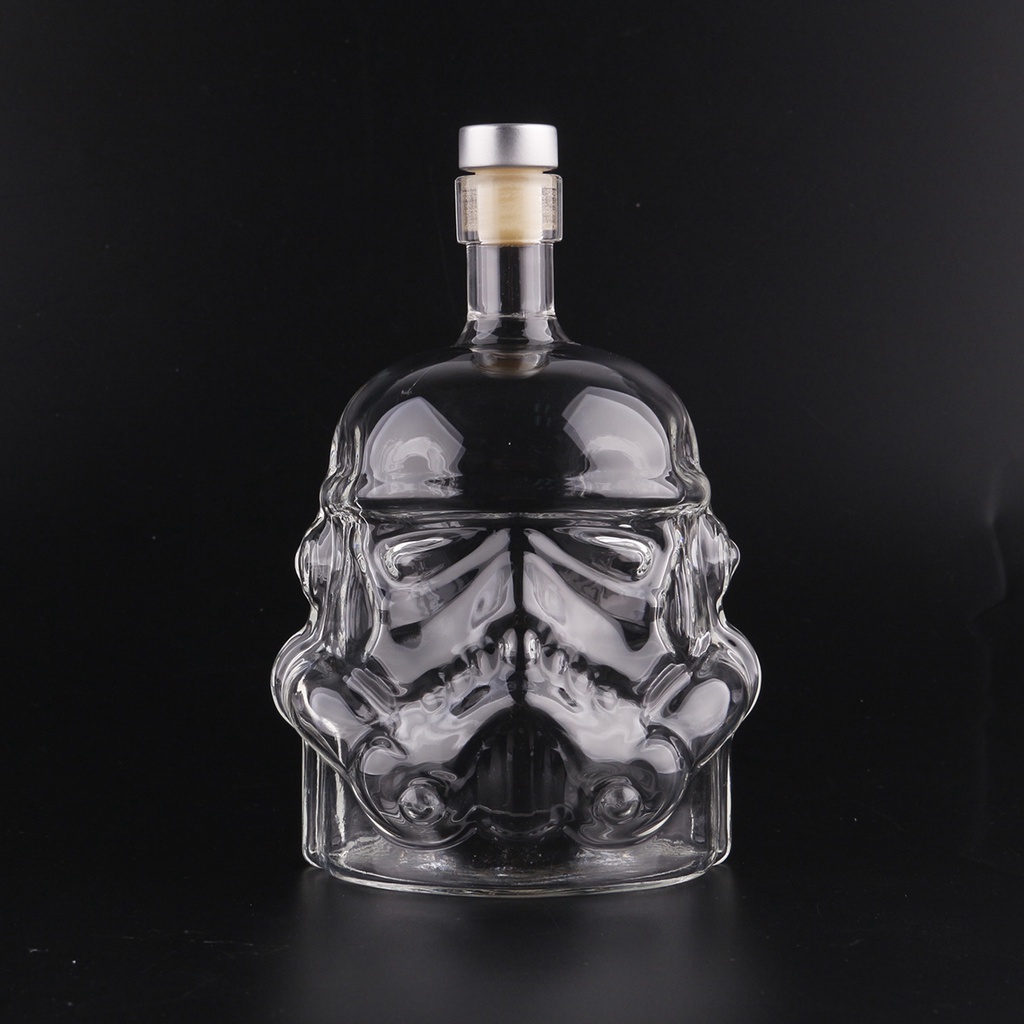 Novelty Star Wars Stormtrooper Helmet Glass Vodka Whisky Decanter ...
