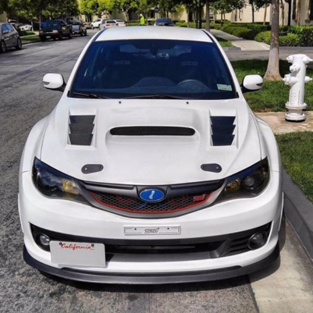 Subaru Impreza v10 wrx sti front bonnet hood bonet air scoop vent cover ...