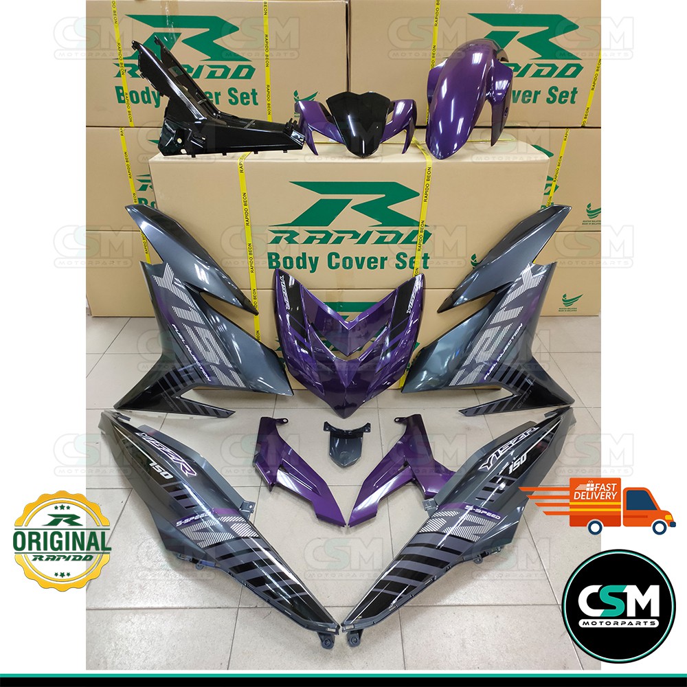 [READY STOCK] Coverset Bodyset Yamaha Y15 Y15ZR V1 V2 Blue Red Purple ...