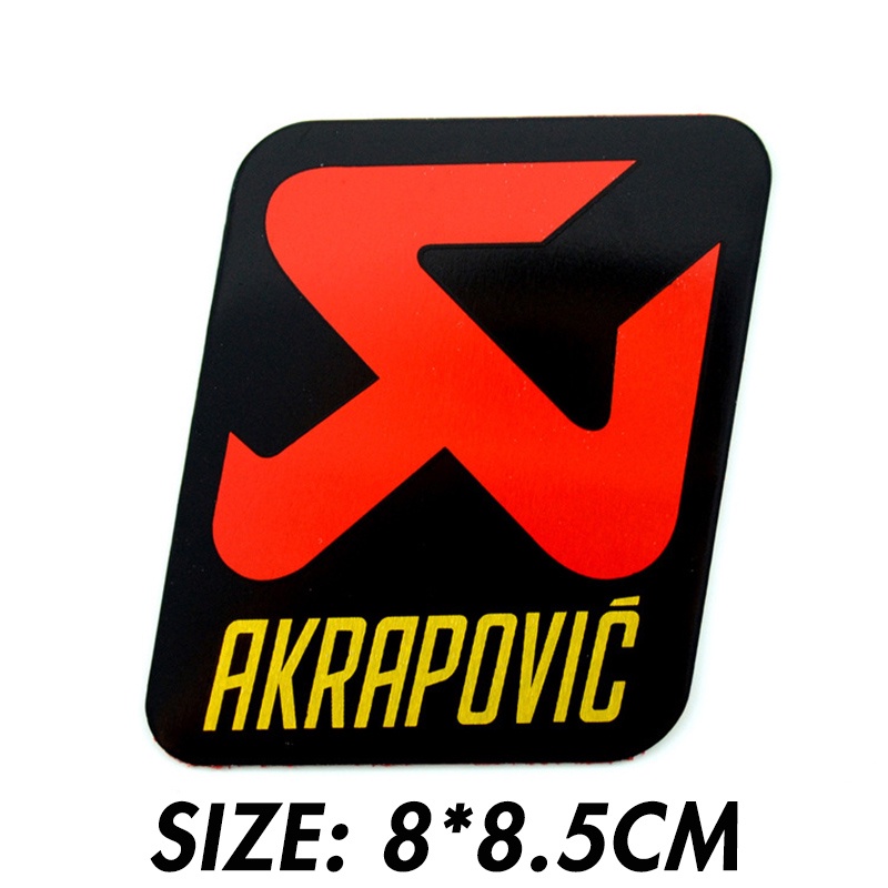 Akrapovic Motorcycle Sticker Exhaust Pipe Sticker Heat Resistant 3D ...