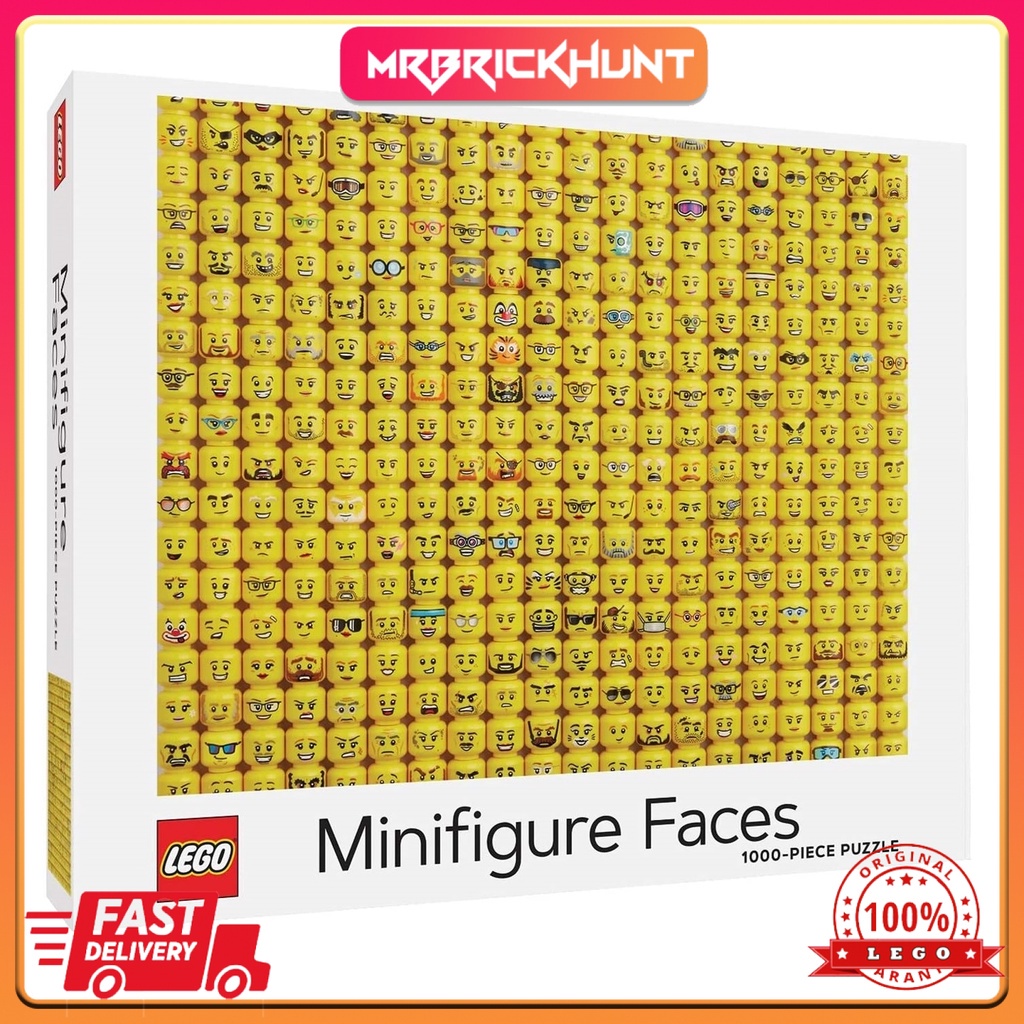 [MrBrickHunt] Lego Minifigure Jigsaw Faces Puzzle (1000 Pcs) | New 2021 ...