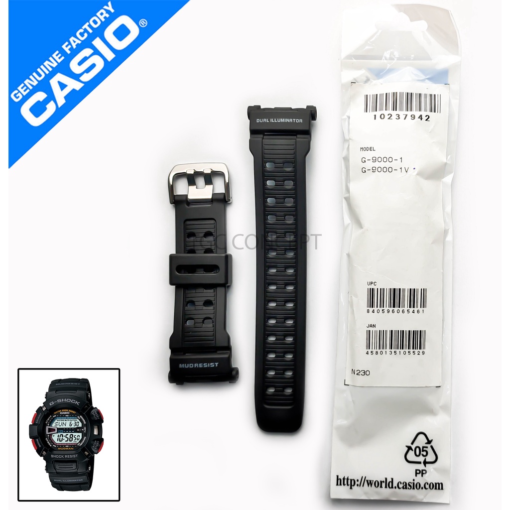 ORIGINAL BAND & BEZEL REPLACEMENT PARTS FOR WATCH G-SHOCK G-9000-1V G ...