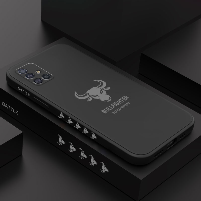 Simple Bull Phone Case For Samsung Galaxy A71 A51 4G A21S Fashion Cover ...