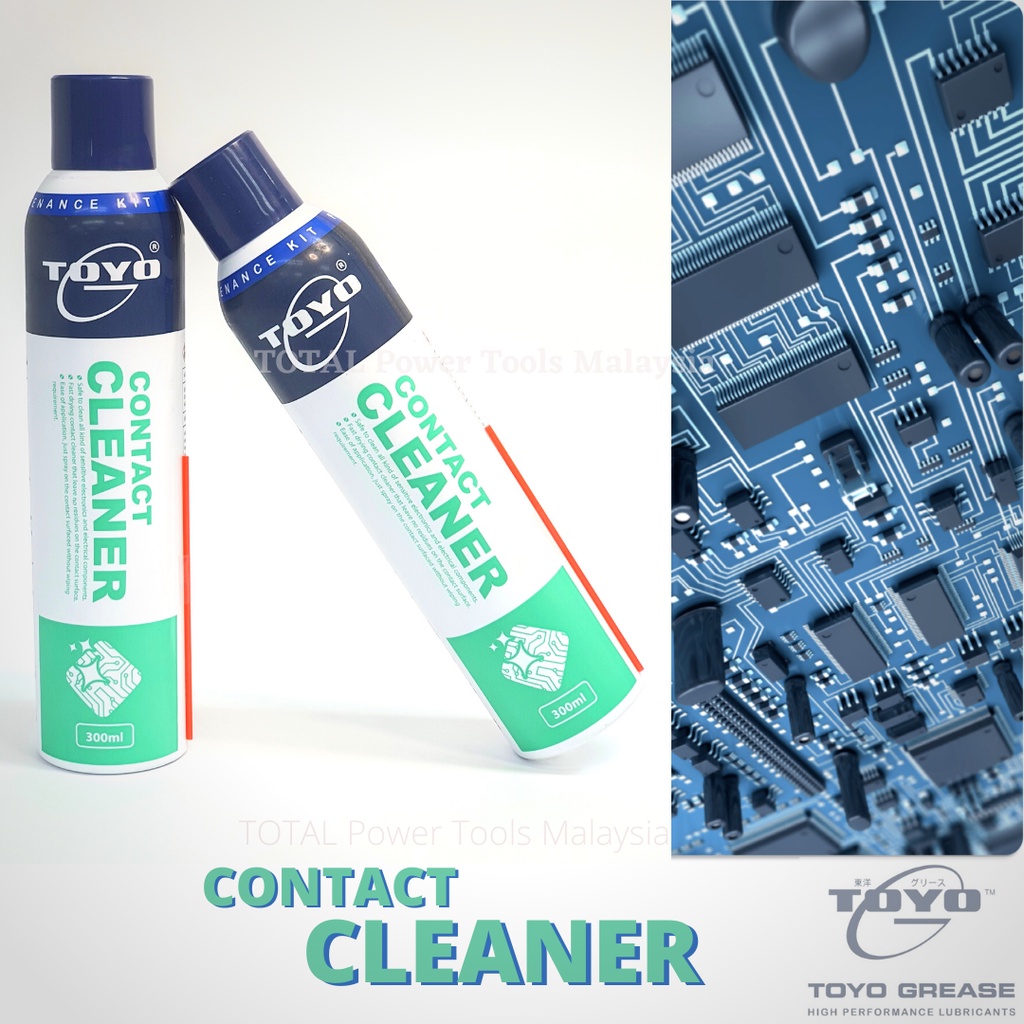 TOYO CONTACT CLEANER 精密电器清洁剂 300ML AEROSOL SERIES - GTY1123 | Shopee ...