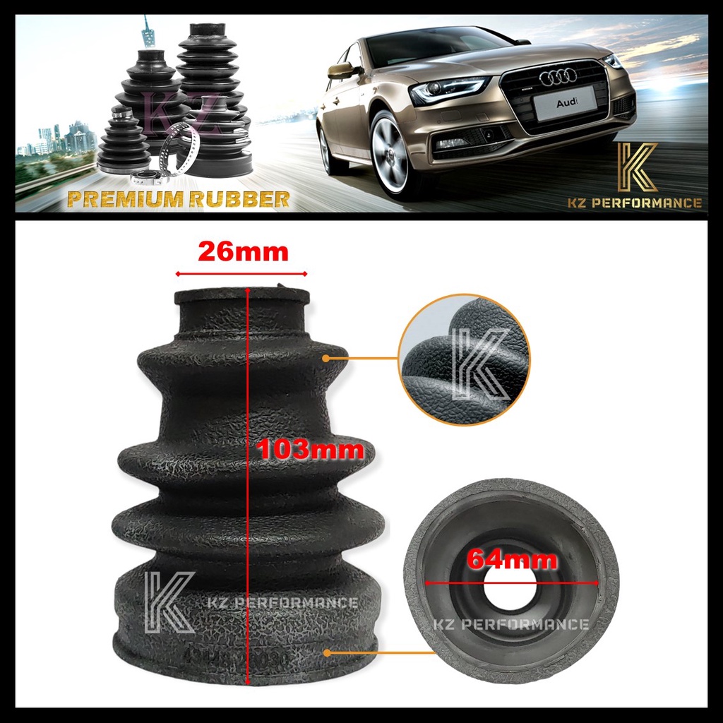 TOYOTA ESTIMA MCR35 / TOYOTA ALPHARD MNH15 / 26MM - 64MM / DRIVE SHAFT ...