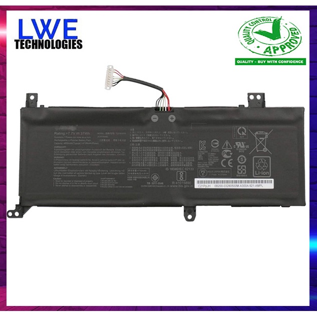 ASUS A412F F412 X412 F512 A412DA F512 A409 X512FB X712FB C21N1818 ...