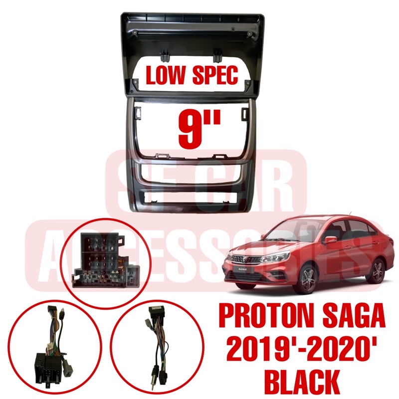 9” Inch Android Player Casing Proton Saga Low/High Spec 2019’/2020 ...