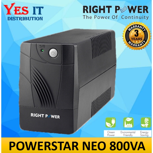 Right Power PowerStar Neo 800 800VA UPS Power Star / Right Powe AURORA ...