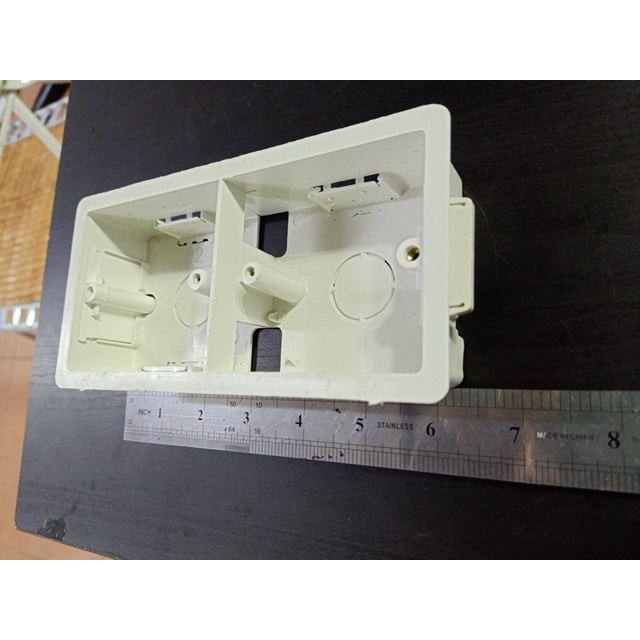 {MORE SOLID}PVC 3X3 SURFACE TYPE NUT BOX / ELECTRICAL BASE(PLUG/SUIS ...
