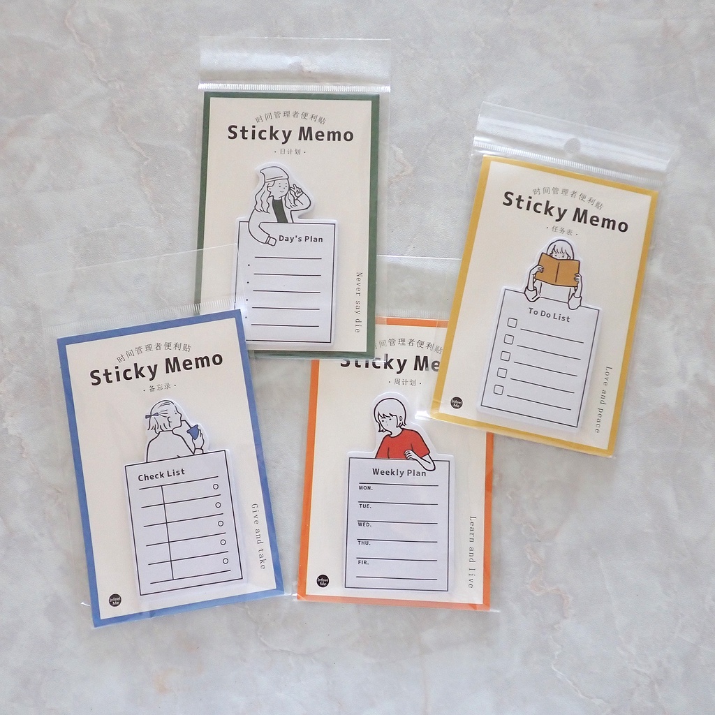 30 Sheets Time Management Sticky Note, Check List, Daily Plan, Weekly ...