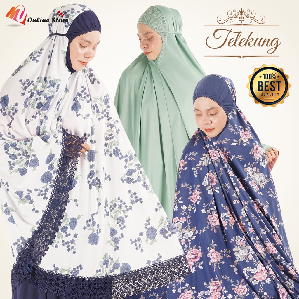 MU SET TELEKUNG DEWASA PLAIN DAN PRINTED /TELEKUNG SOLAT /TELEKUNG ...