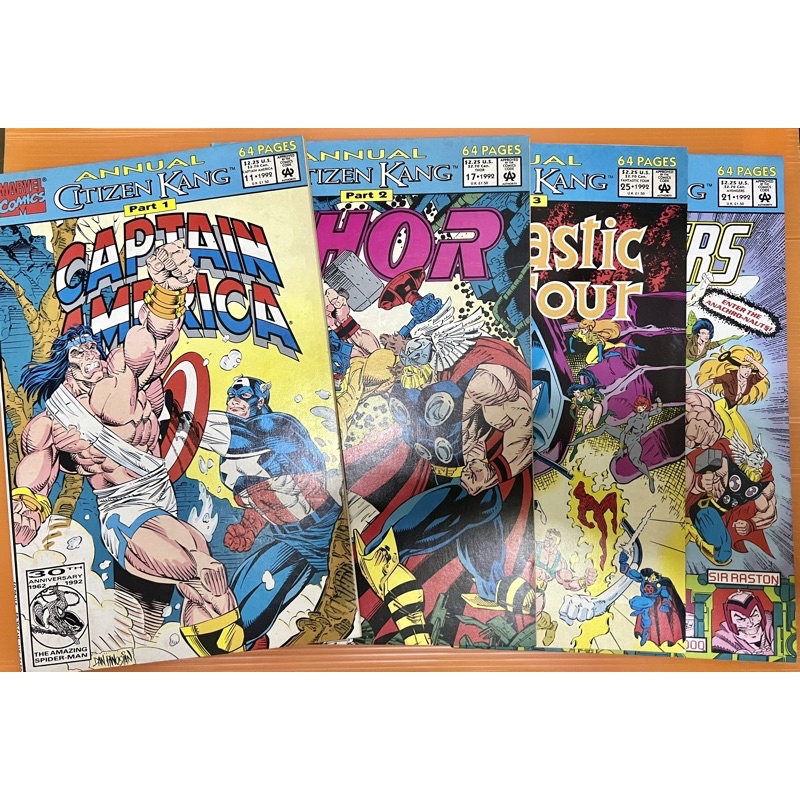 Citizen Kang Collection - Annuals Capt America, Thor, Fantastic Four ...